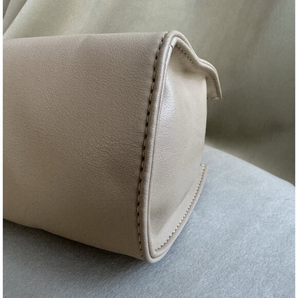 Telfar | Bags | Beige Mini Telfar Vegan Cream Leather Shopping Bag ...